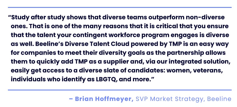 Beeline Diverse Talent Cloud Powered by The Mom Project (BDTC)